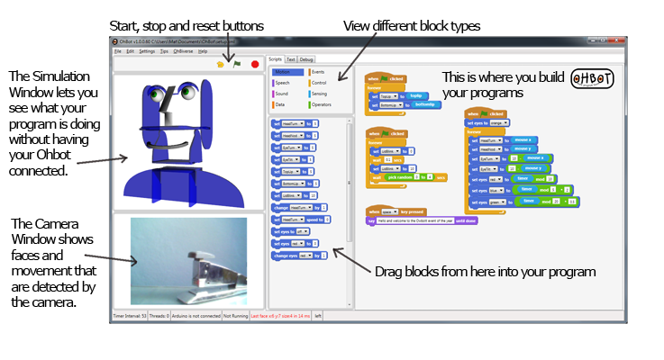 OhBot - make program learn